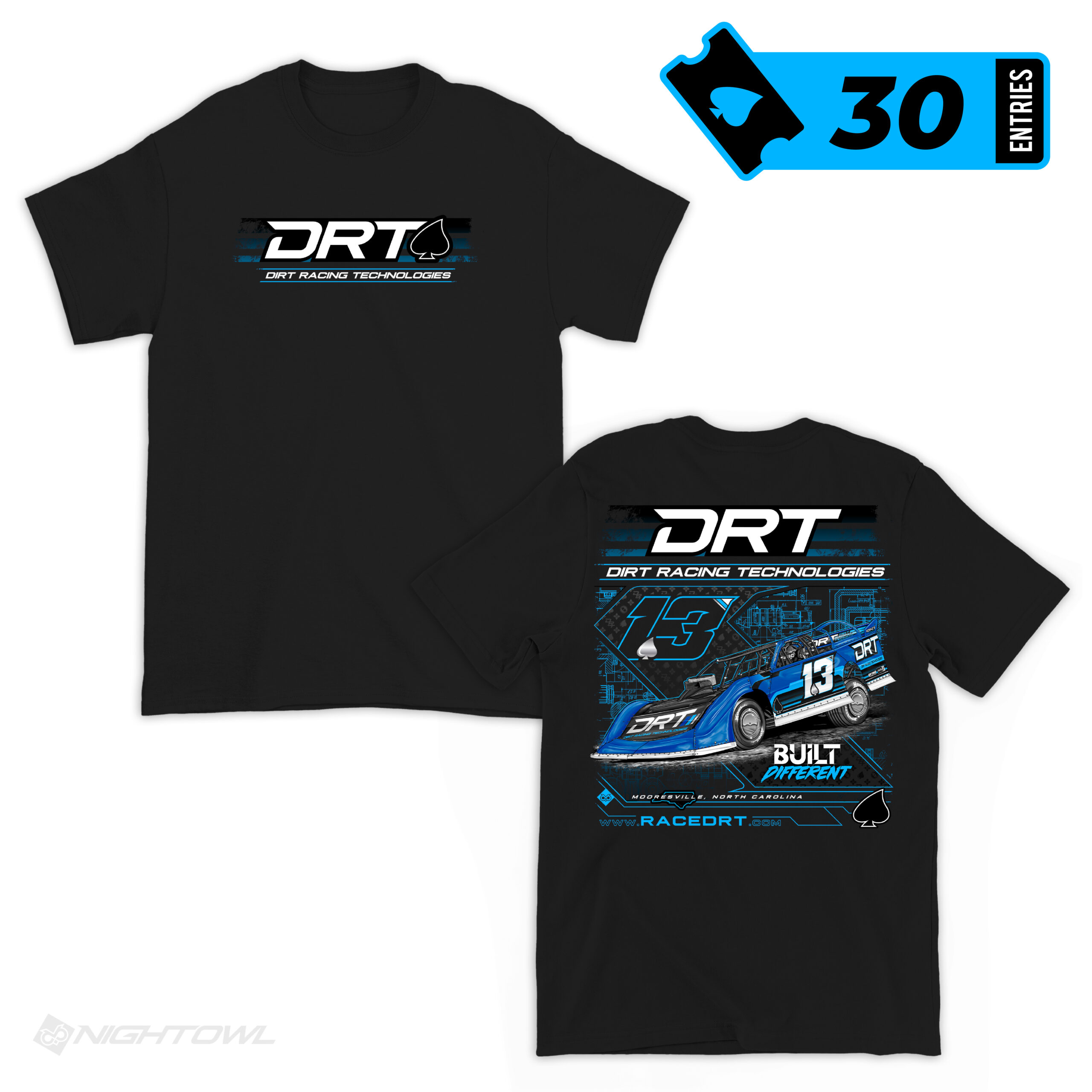 The “OG” DRT Race Shirt Black – Race DRT