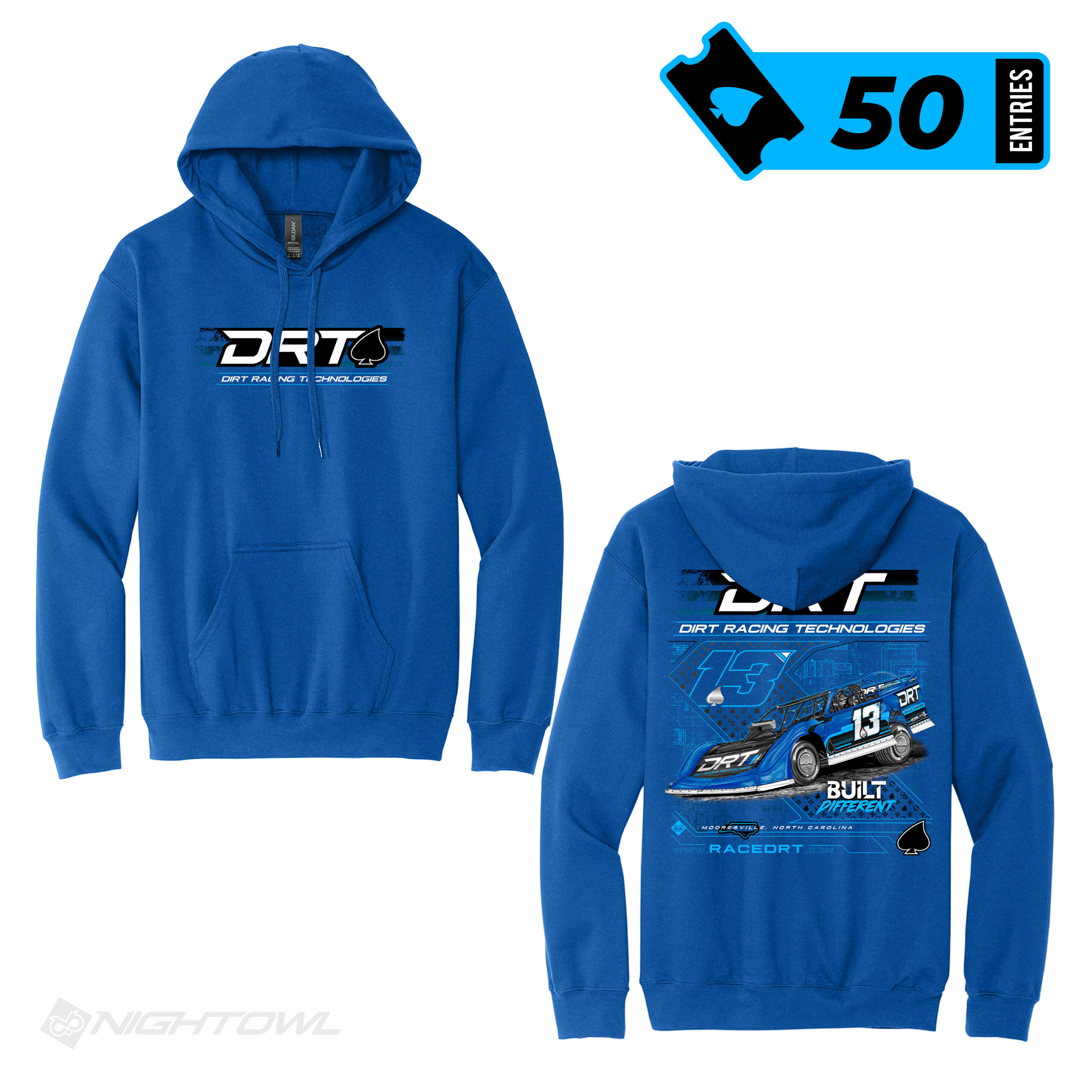 The “OG” DRT Race Hoodie Royal – Race DRT